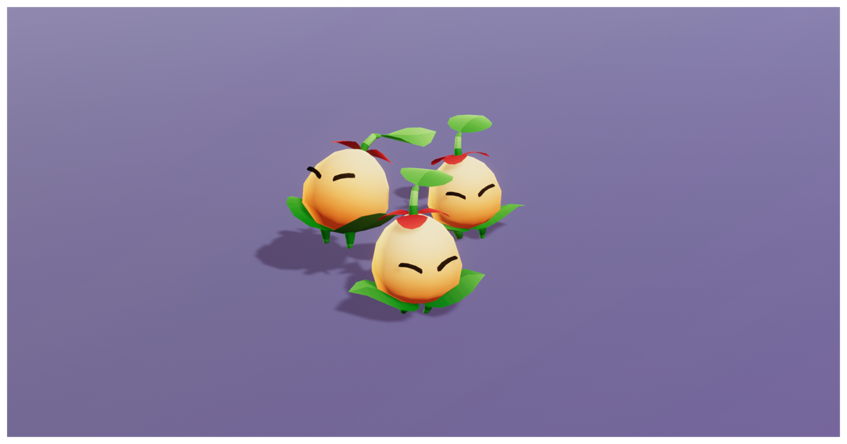 Flower Seed Cute Series | 3D Creatures | Unity Asset Store