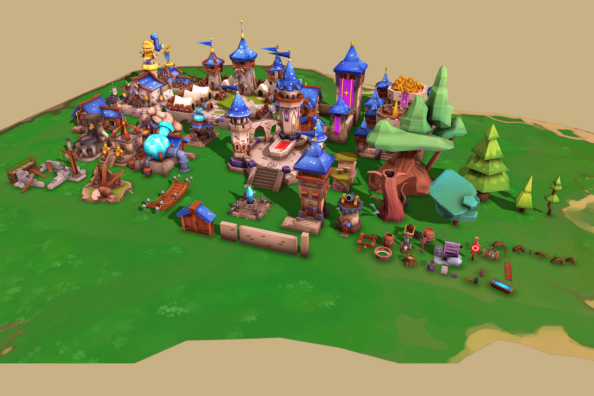 Fantasy Buildings | 3D Fantasy | Unity Asset Store