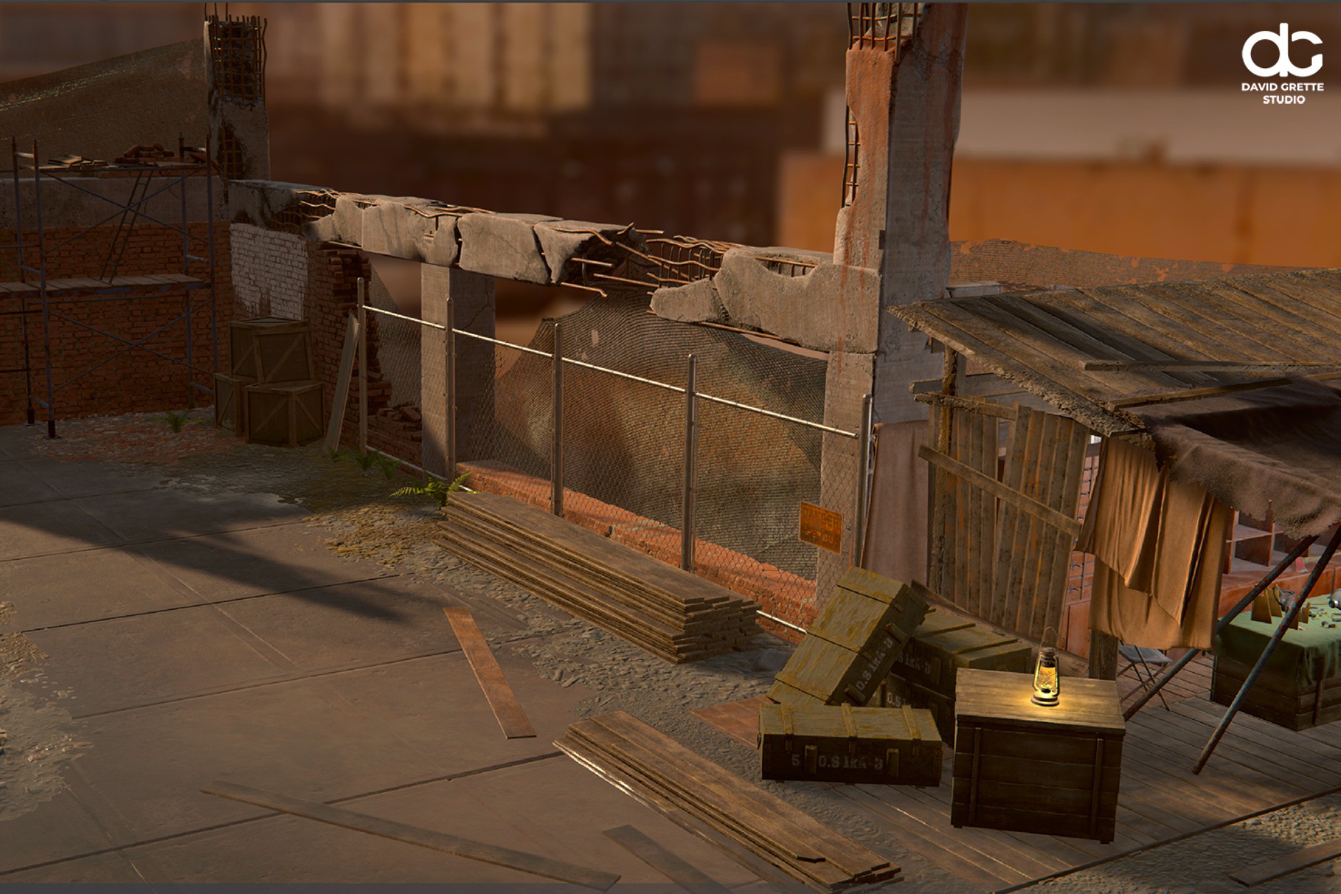 Adventure Industrial Environment scene + Natural Cinematic scene ...