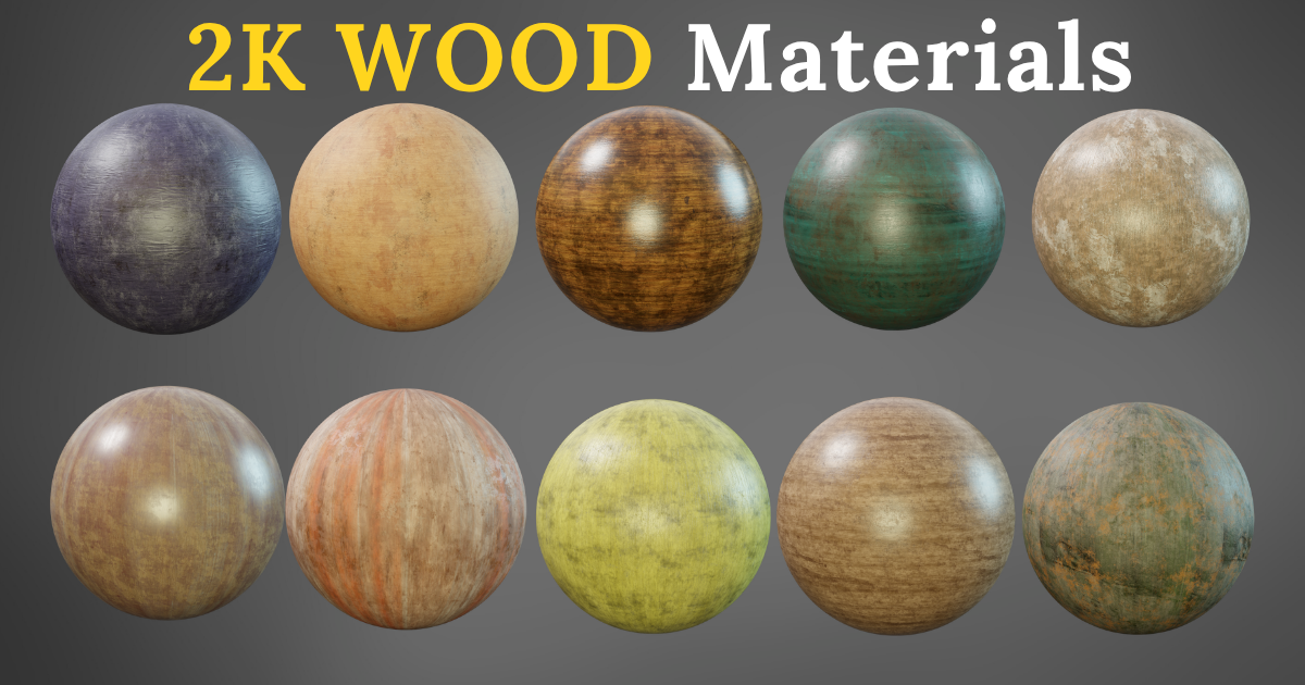 Wood Materials (2K) | 2D Textures & Materials | Unity Asset Store