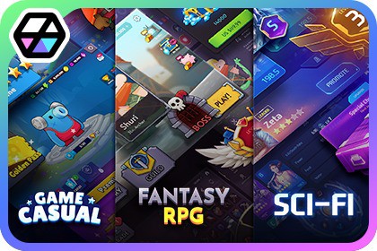 GUI Pro – Bundle1 | Game Content Shopper – Unity Asset Store™ Sales and ...