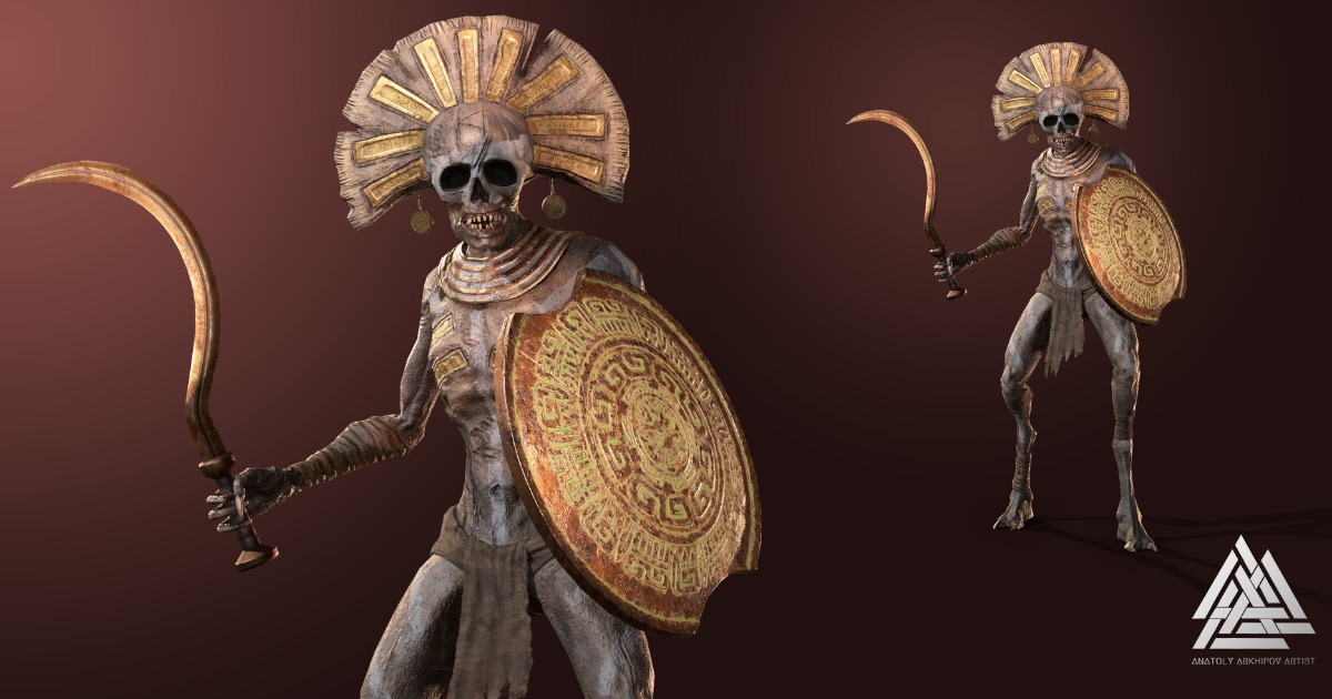 Ancient Undead Warrior | 3D Creatures | Unity Asset Store