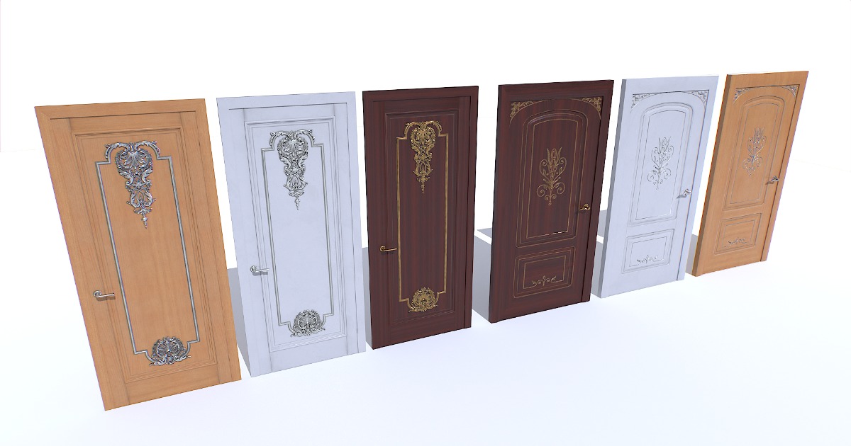 Classic Door pack | 3D Furniture | Unity Asset Store