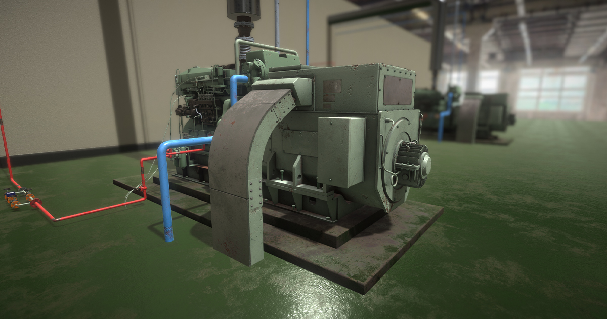 Diesel Generator - PBR | 3D Electronics | Unity Asset Store