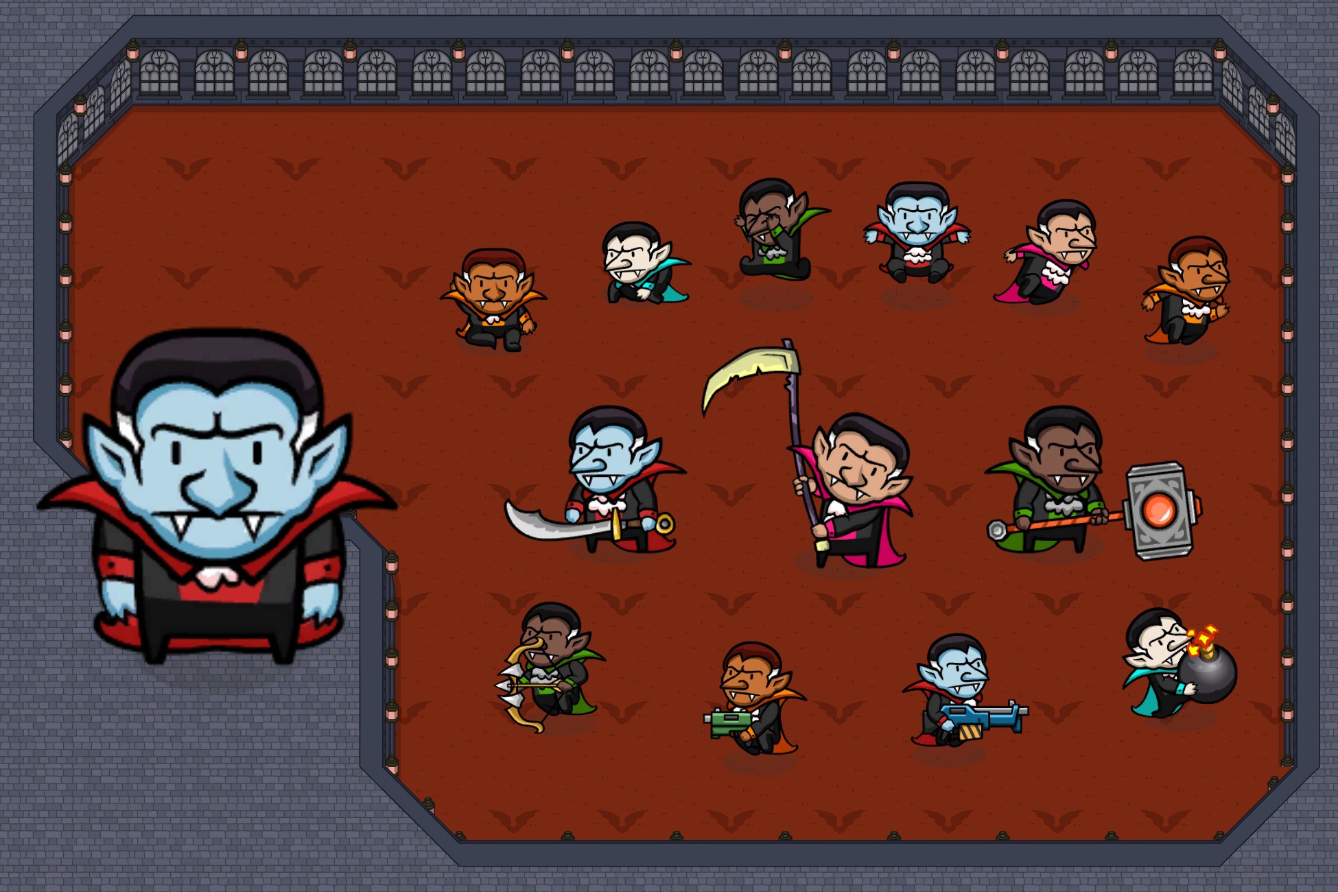 2D Character - Vampire | 2D Characters | Unity Asset Store