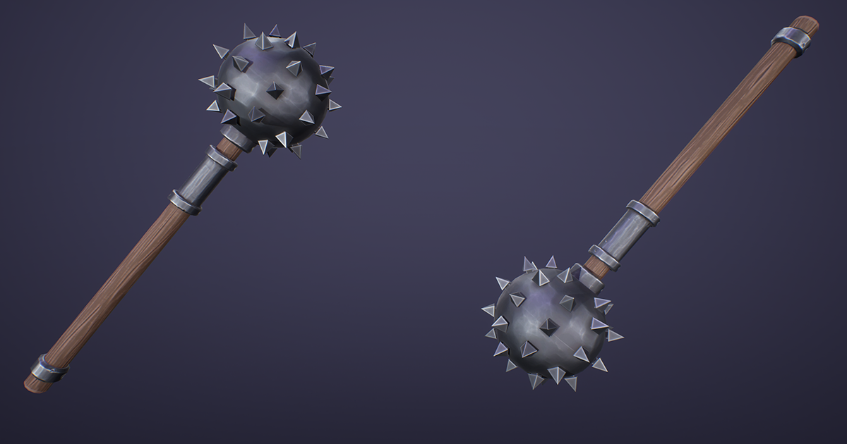 Stylized Morning Star | 3D Weapons | Unity Asset Store