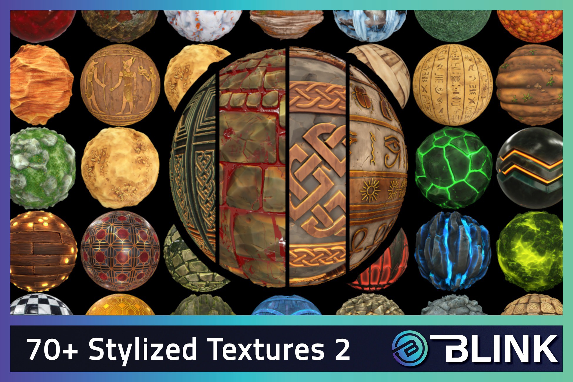 70+ Stylized Textures Bundle 2 - RPG Environment | 2D Textures ...
