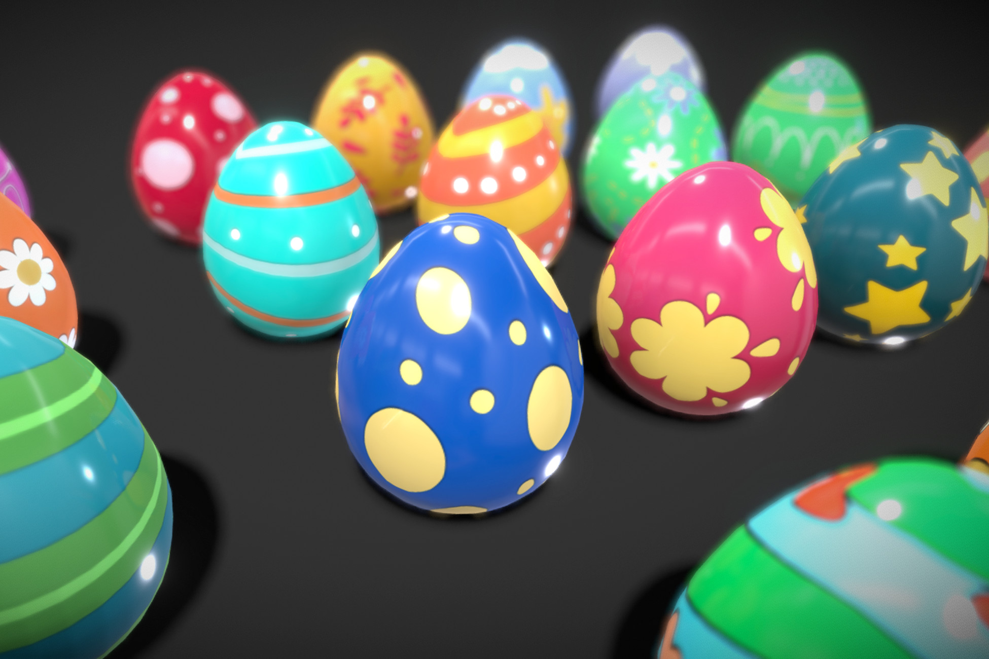 Collections Easter Eggs 5 | 3D Props | Unity Asset Store