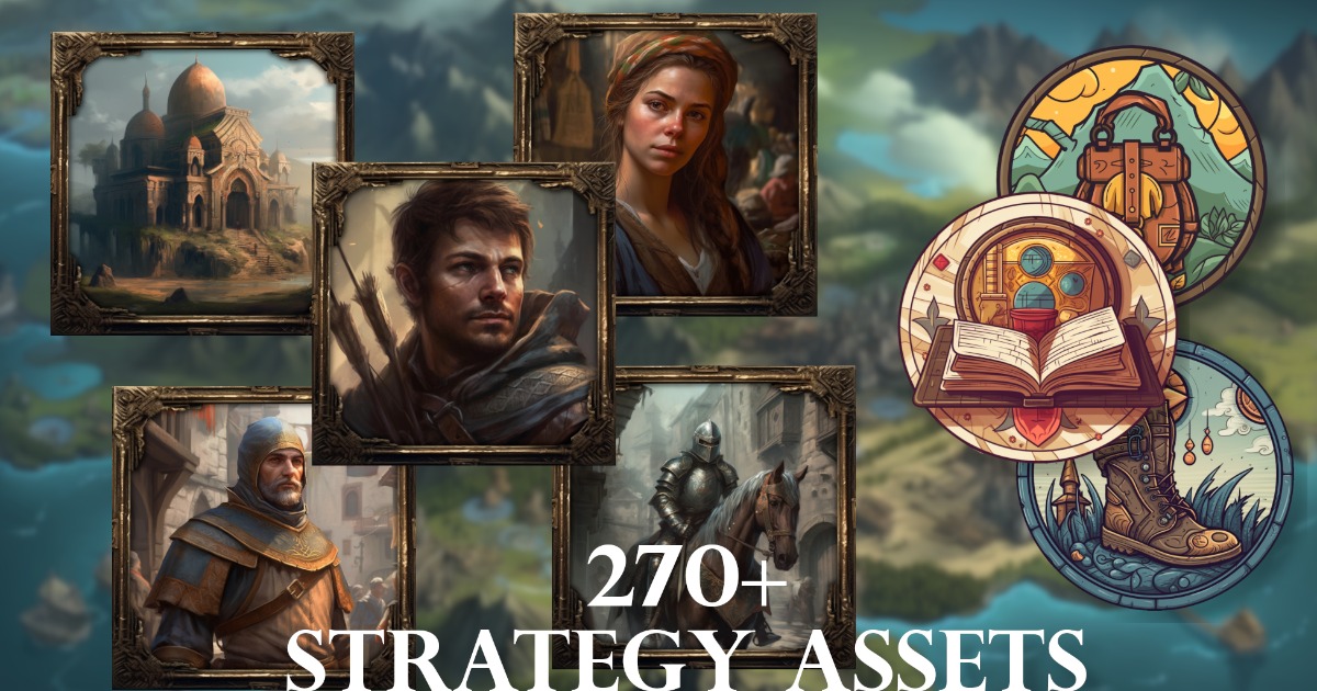 Fantasy Strategy Pack Vol1 | 2D Icons | Unity Asset Store