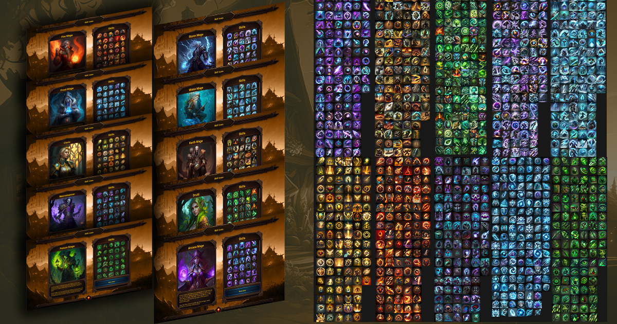 1060 RPG Skill Icons | 2D Icons | Unity Asset Store