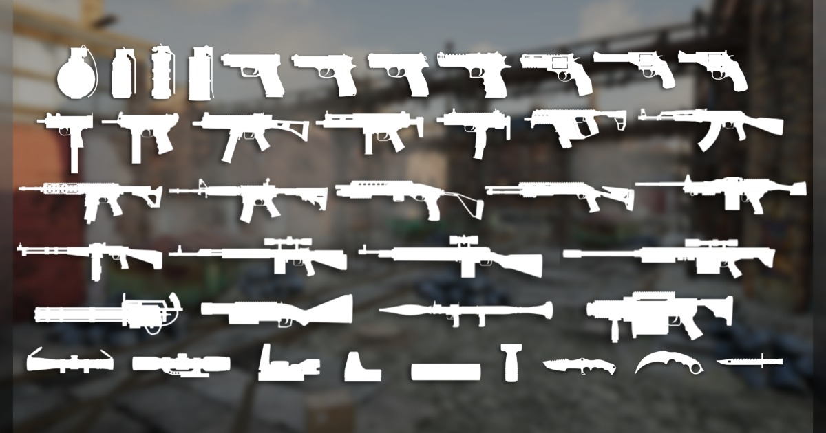 Ultimate Shooter Icons | 2D Icons | Unity Asset Store