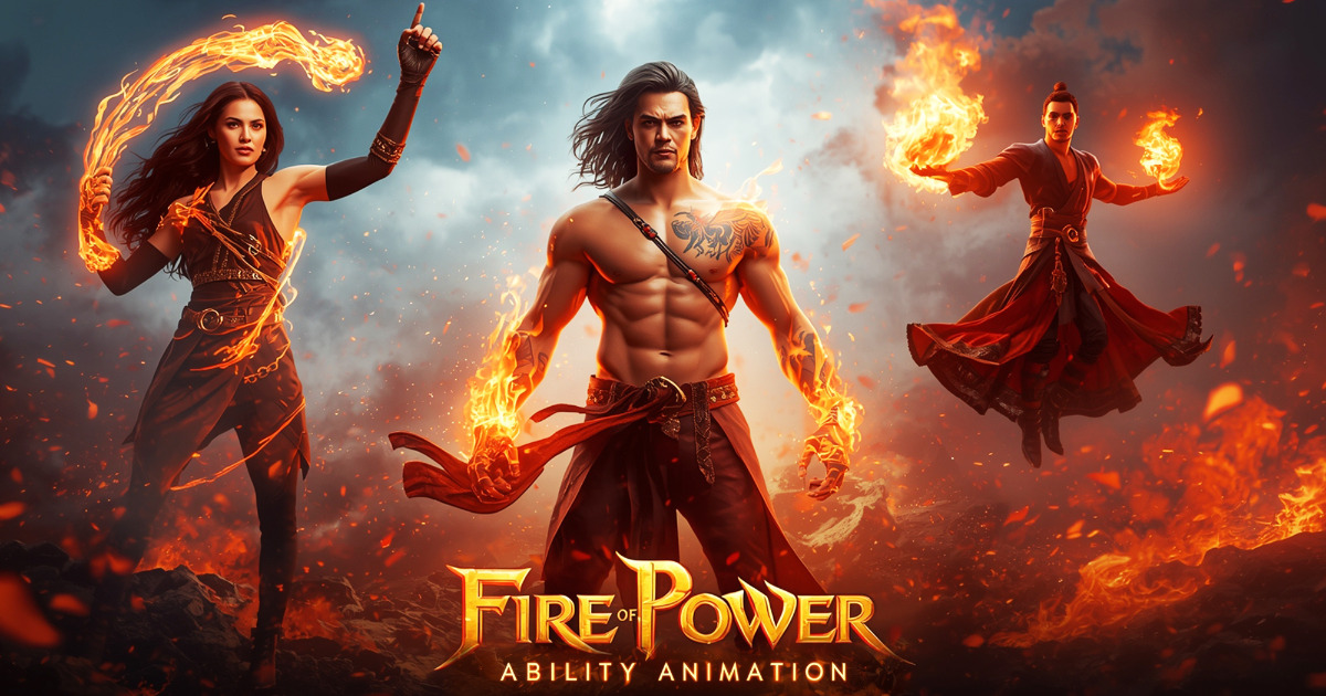 Fire Power Ability Animation Pack | 3D Animations | Unity Asset Store