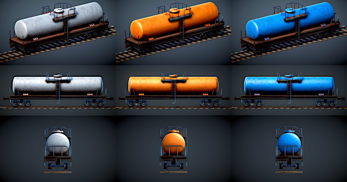 Train Controller Addon 1 - Tank Wagon | 3D Land | Unity Asset Store