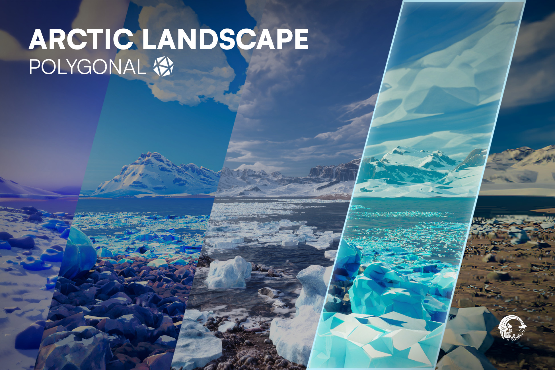 Arctic Landscape Polygonal | 3D Landscapes | Unity Asset Store