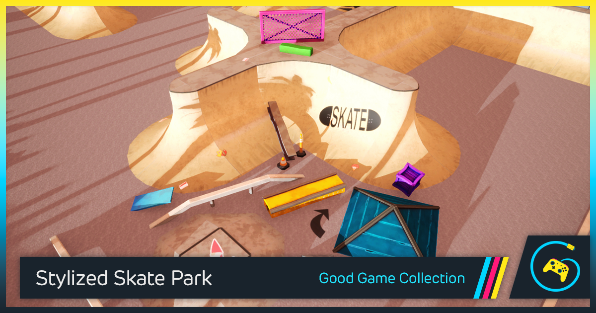 Stylized Skate Park Asset Pack by Gamertose | 3D Urban | Unity Asset Store