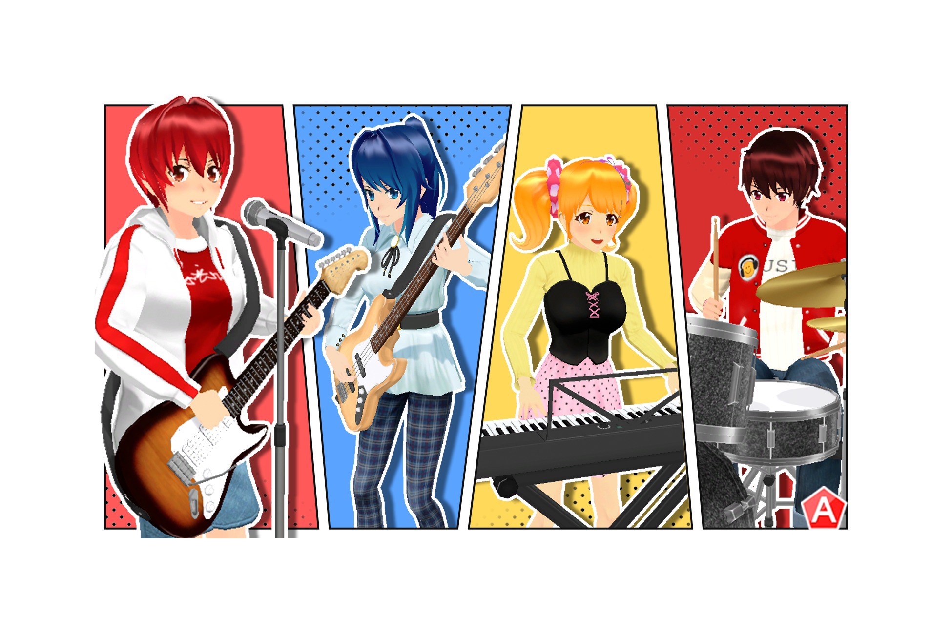 Music Band Pack Vol.1 | 3D Humanoids | Unity Asset Store