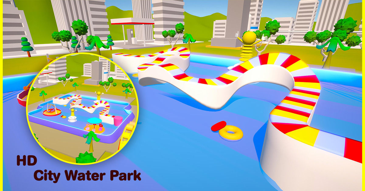 City Water Park | 3D Fantasy | Unity Asset Store