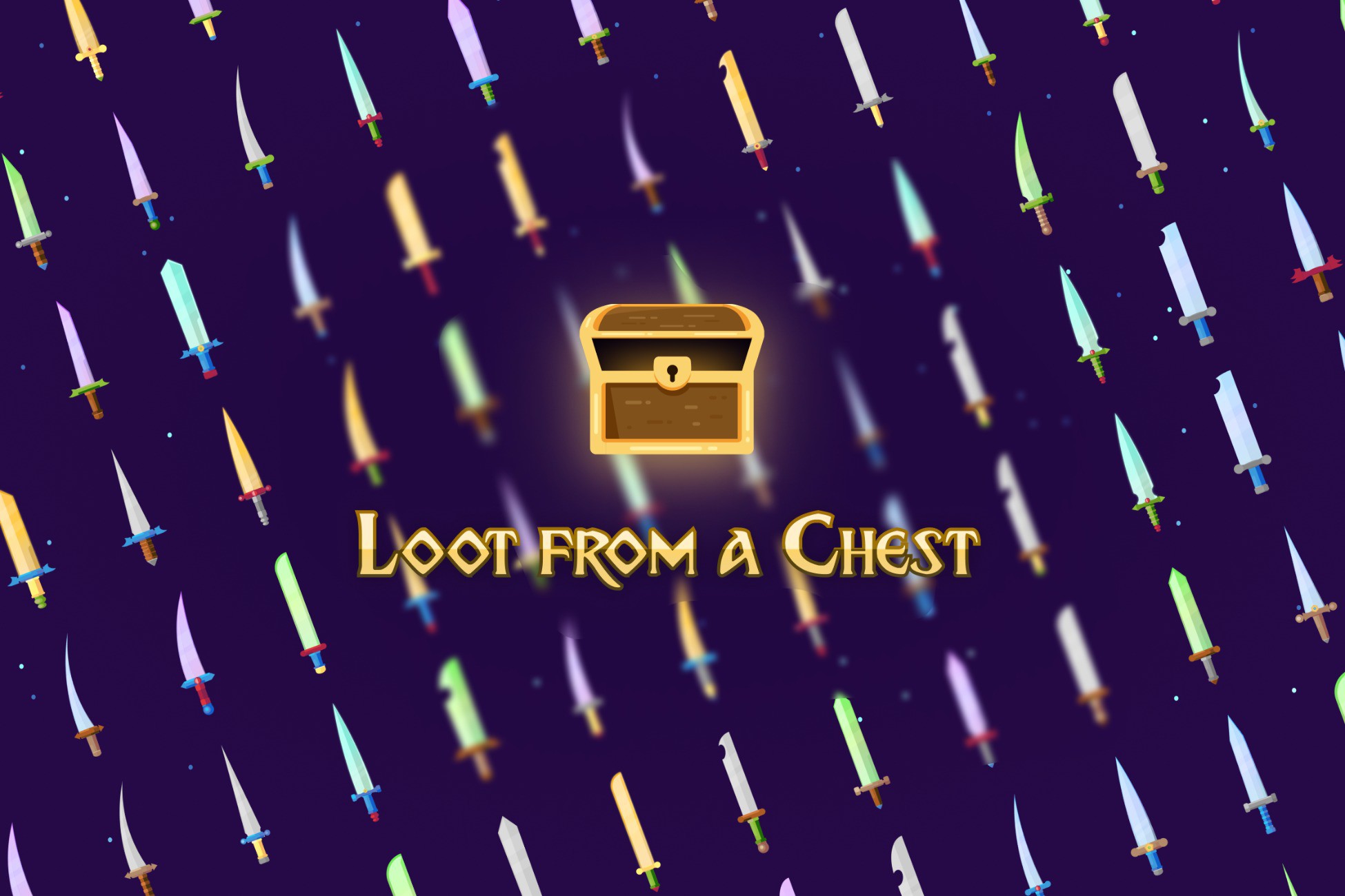 Loot from a Chest - Sword Asset pack | 2D GUI | Unity Asset Store