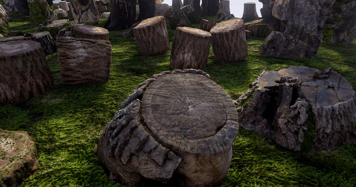 Stump and Logs Pack | 3D | Unity Asset Store