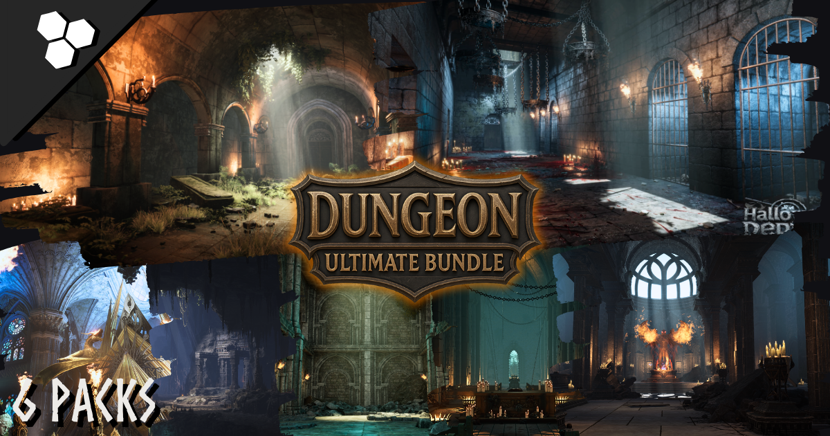 Dungeon Ultimate Bundle | 3D ダンジョン | Unity Asset Store