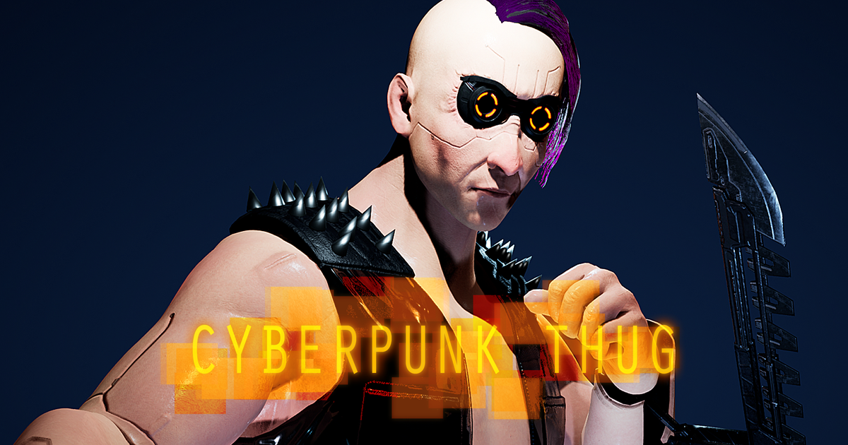 Cyberpunk Thug 1 | Characters | Unity Asset Store