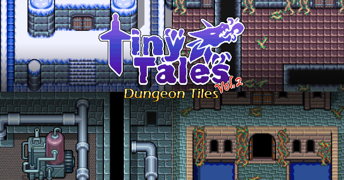 Tiny Tales: Dungeons Vol.2 2D Tileset Asset Pack | 2D Environments | Unity Asset Store