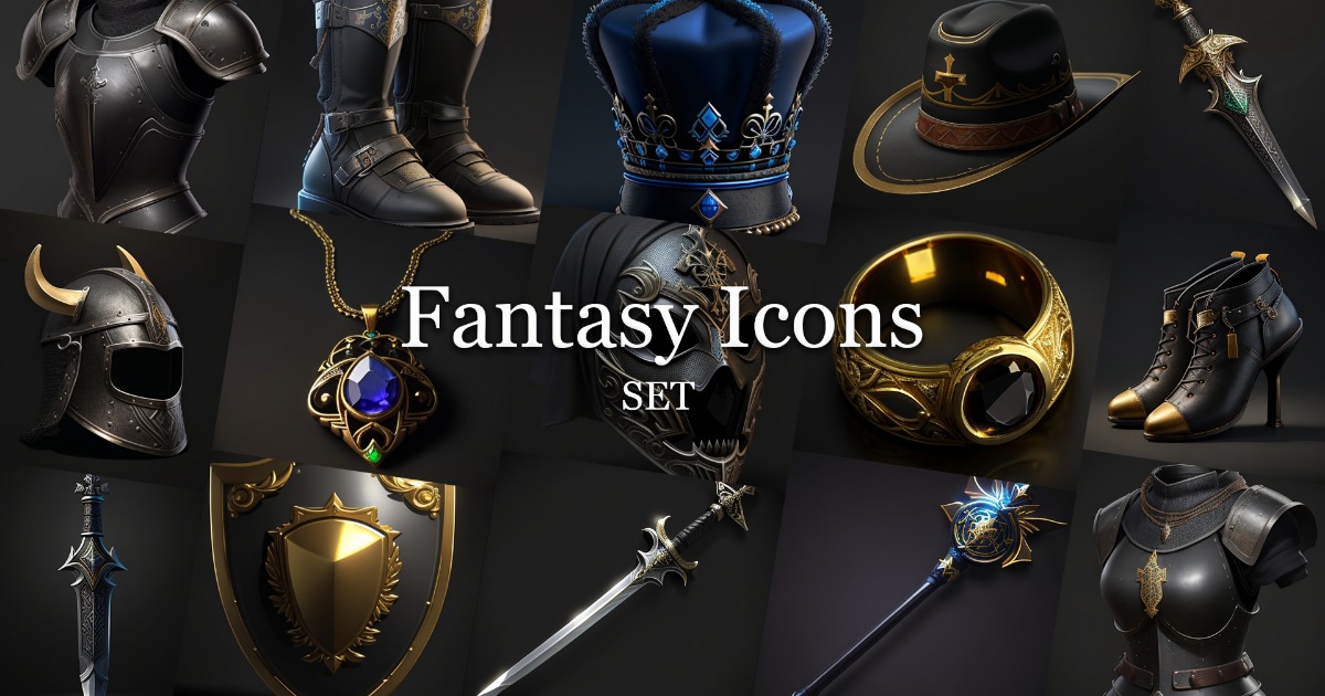 Fantasy Icons 01 | 2D Icons | Unity Asset Store