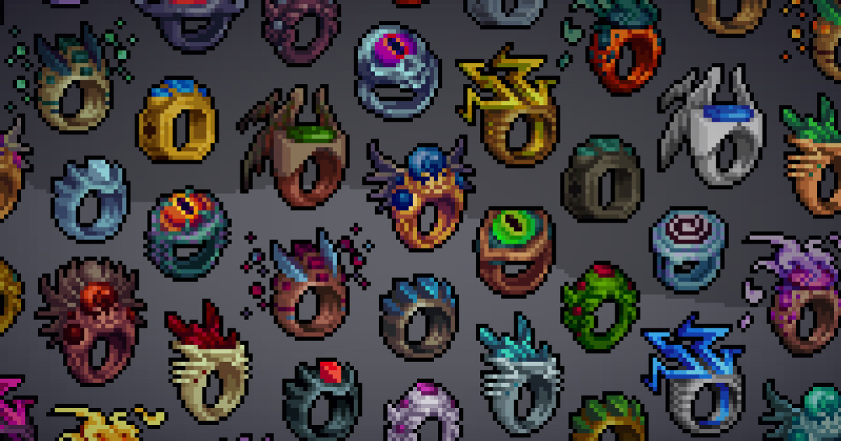 Pixel Ring Pack 1 | 2D Icons | Unity Asset Store