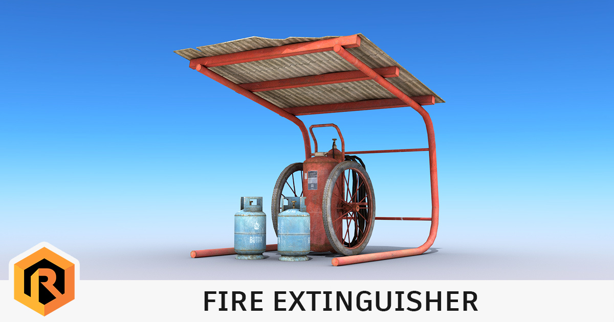 Fire Extinguisher | 3D Props | Unity Asset Store