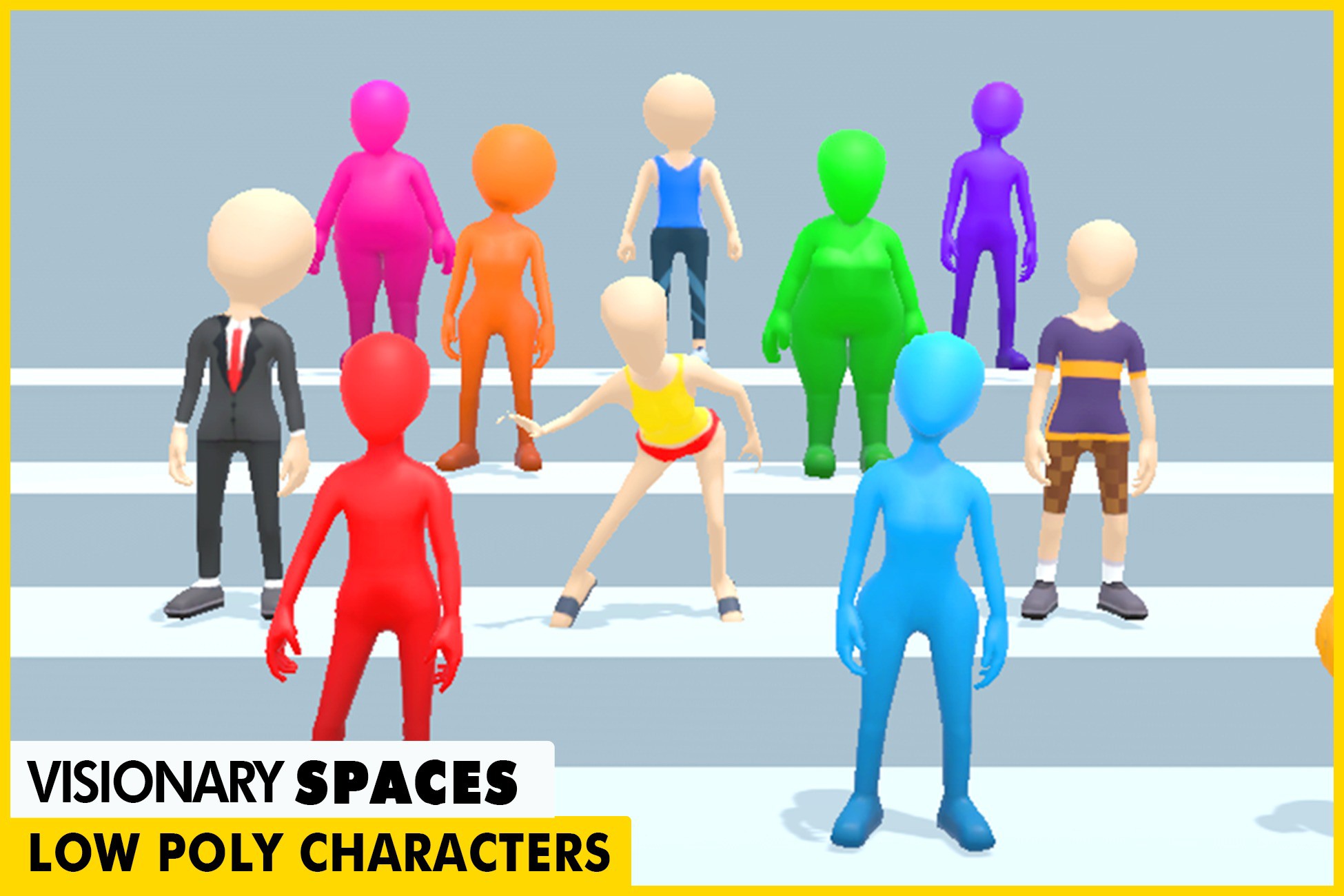 Low Poly Rigged Characters | 3D Characters | Unity Asset Store