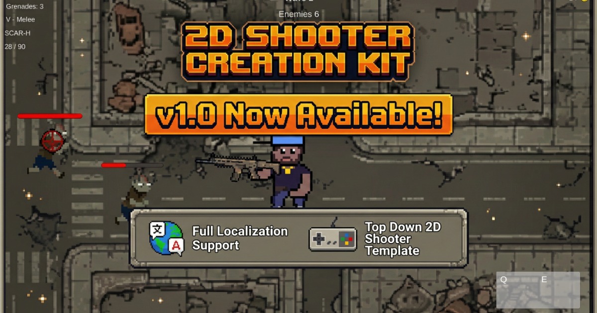 2D Shooter Creation Kit | Packs | Unity Asset Store