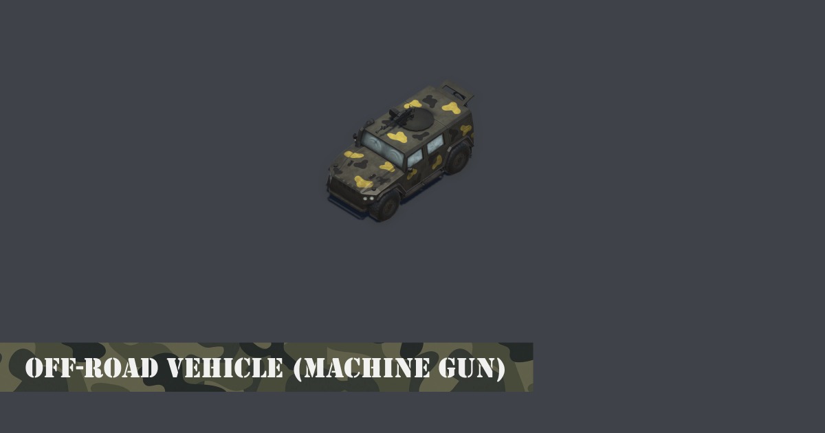 Mobile Off-road vehicle (Machine Gun) | 3D Vehicles | Unity Asset Store