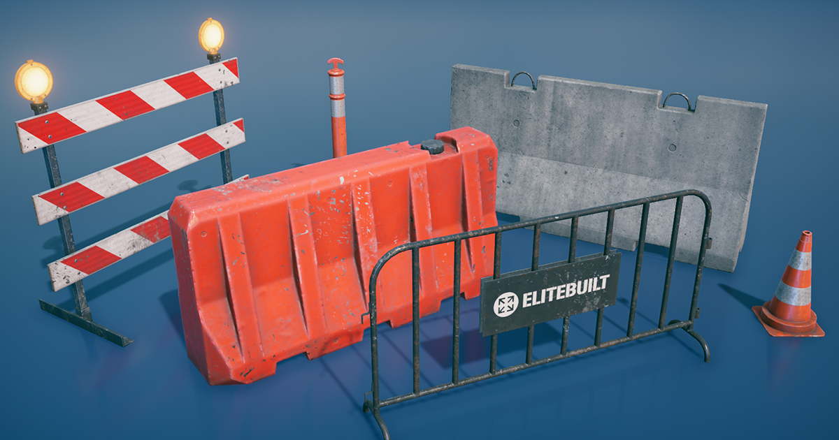 Traffic barriers | 3D Exterior | Unity Asset Store