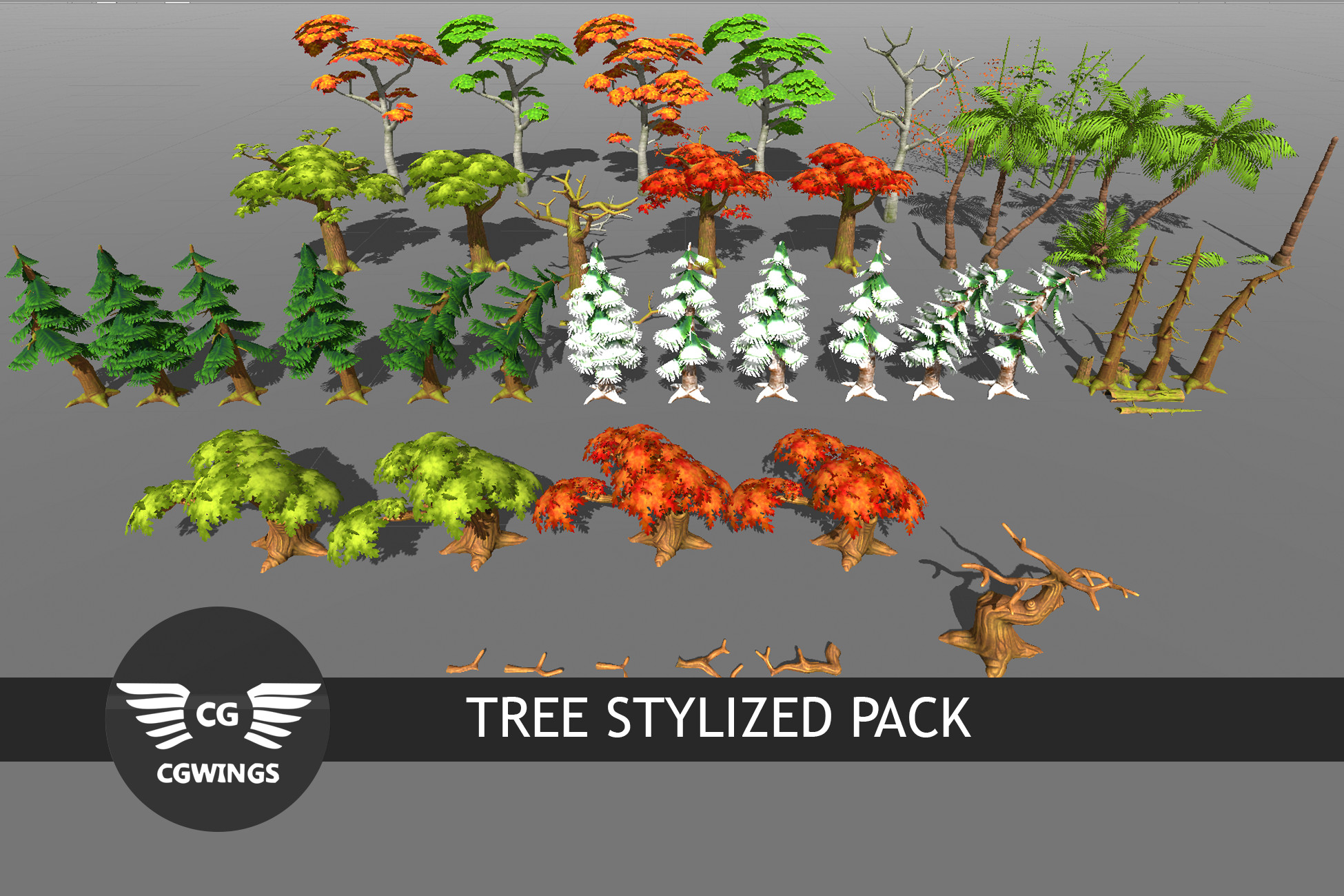 Tree Stylized Pack | 3D Environments | Unity Asset Store