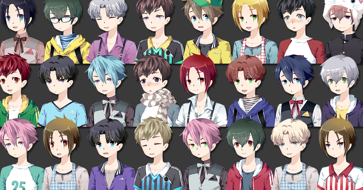 Customize Boy_ Type 3_N1 | 2D 角色 | Unity Asset Store