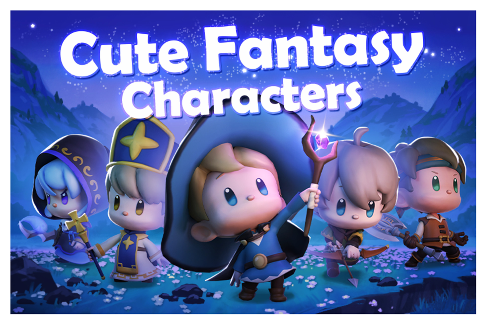Modular Cute Fantasy Character Pack #1 | 캐릭터 | Unity Asset Store