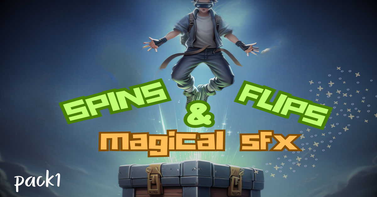Spins, Flips & Magical SFX: Pack1 | Audio Sound FX | Unity Asset Store
