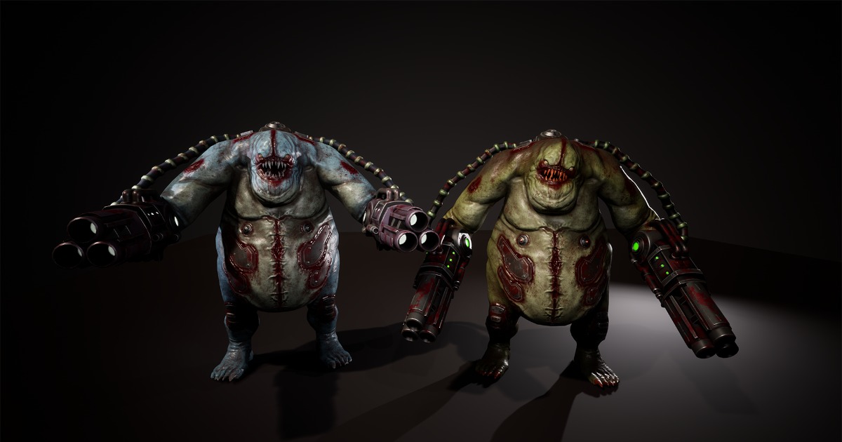 Demon Cyborg | 3D Creatures | Unity Asset Store