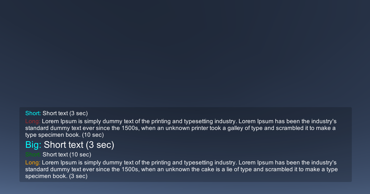 Simple Subtitle System | GUI Tools | Unity Asset Store