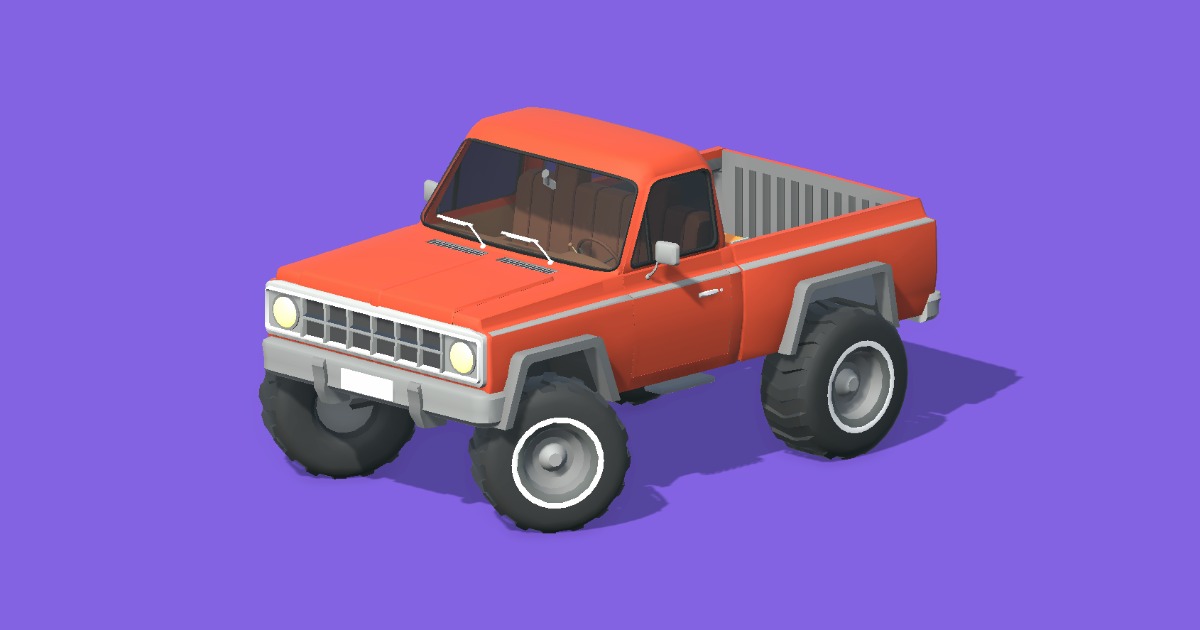 FREE Pickup 3d model | 3D 汽车 | Unity Asset Store