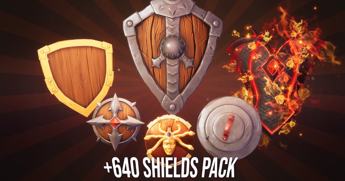 Shields With VFX Megapack +640 Variations | 小道具 | Unity Asset Store