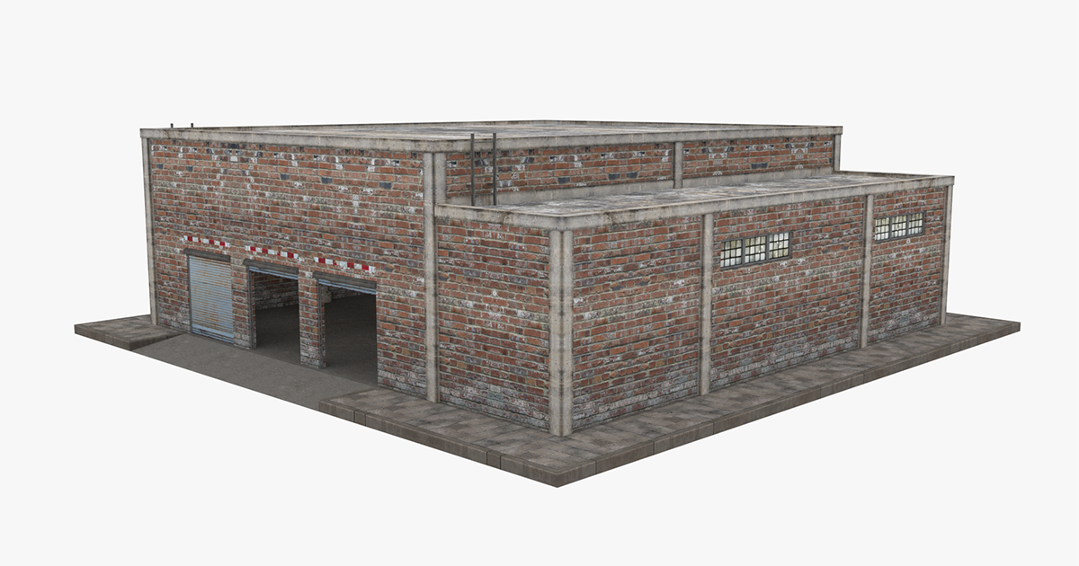 Garage Building | 3D Industrial | Unity Asset Store