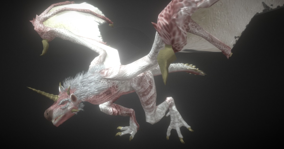 Small Wyvern Light v1 | 3D Creatures | Unity Asset Store