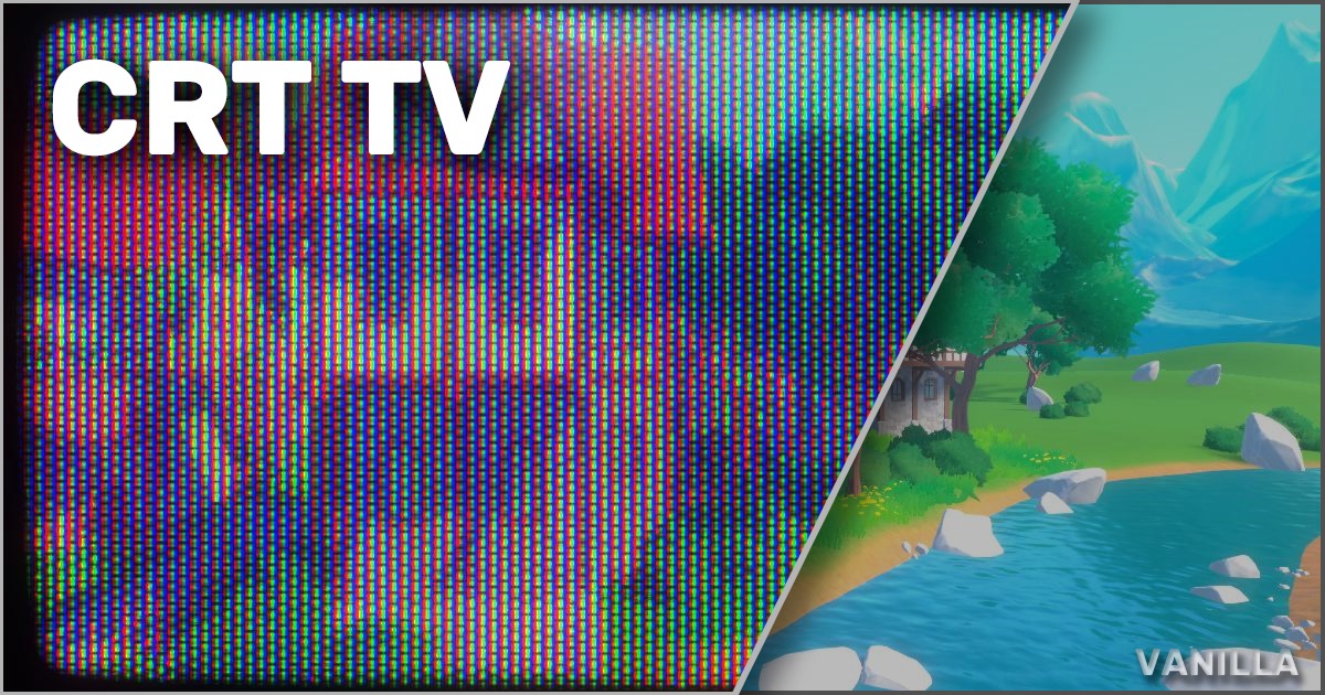 Retro: CRT TV | Fullscreen & Camera Effects | Unity Asset Store
