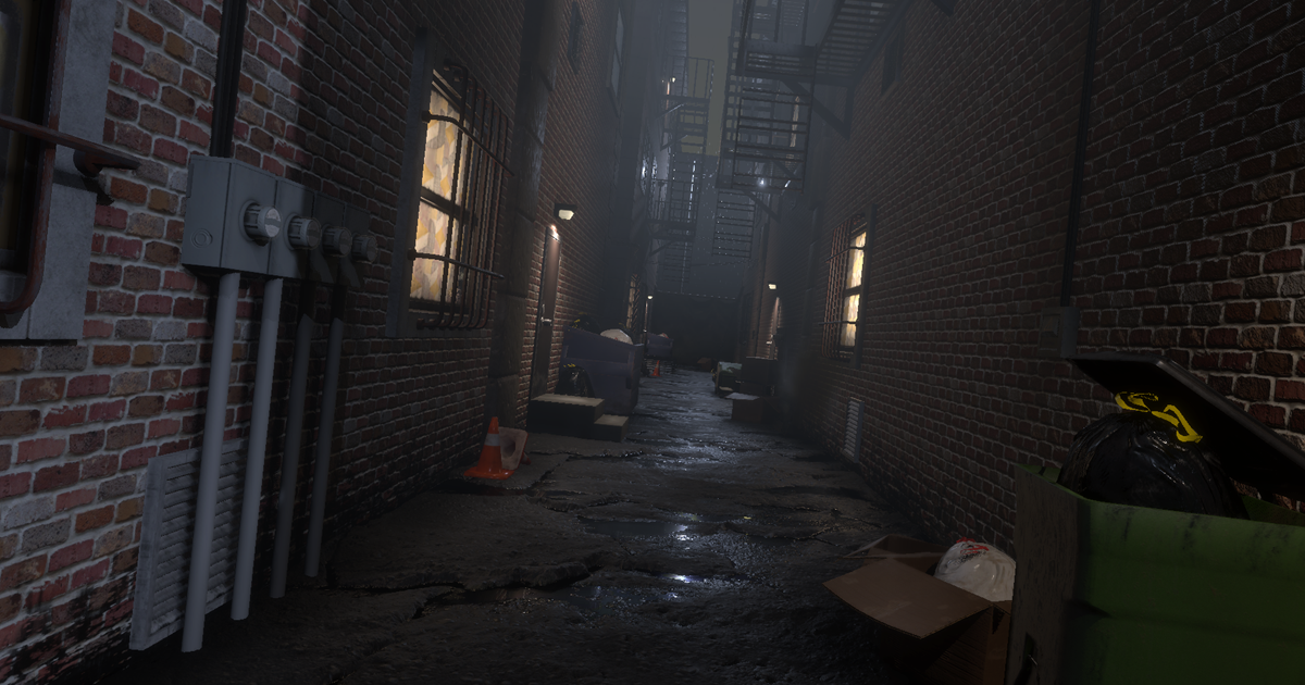 The Alleyway | HDRP Asset Pack | 3D Urban | Unity Asset Store