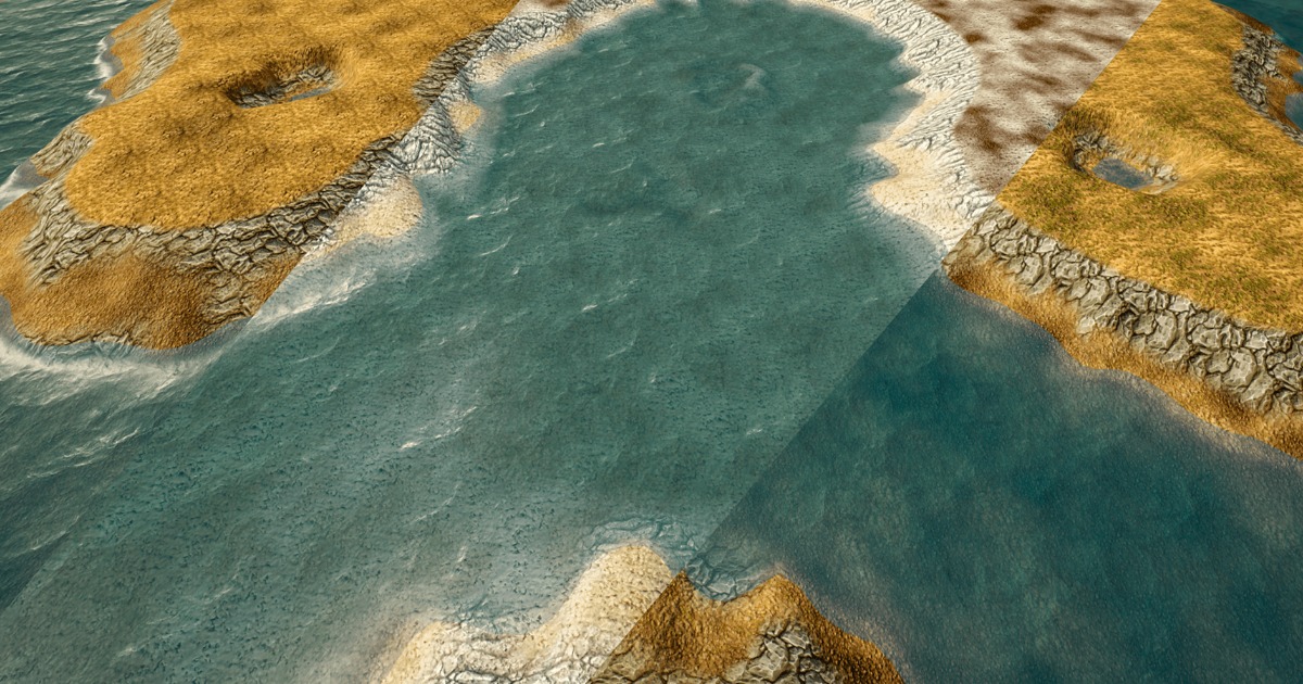 Stylized Modular Sea Shore | 3D Landscapes | Unity Asset Store