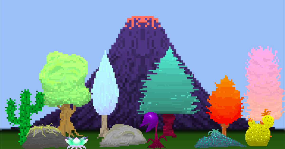 8 bit Nature Environment Package | 2D Environments | Unity Asset Store