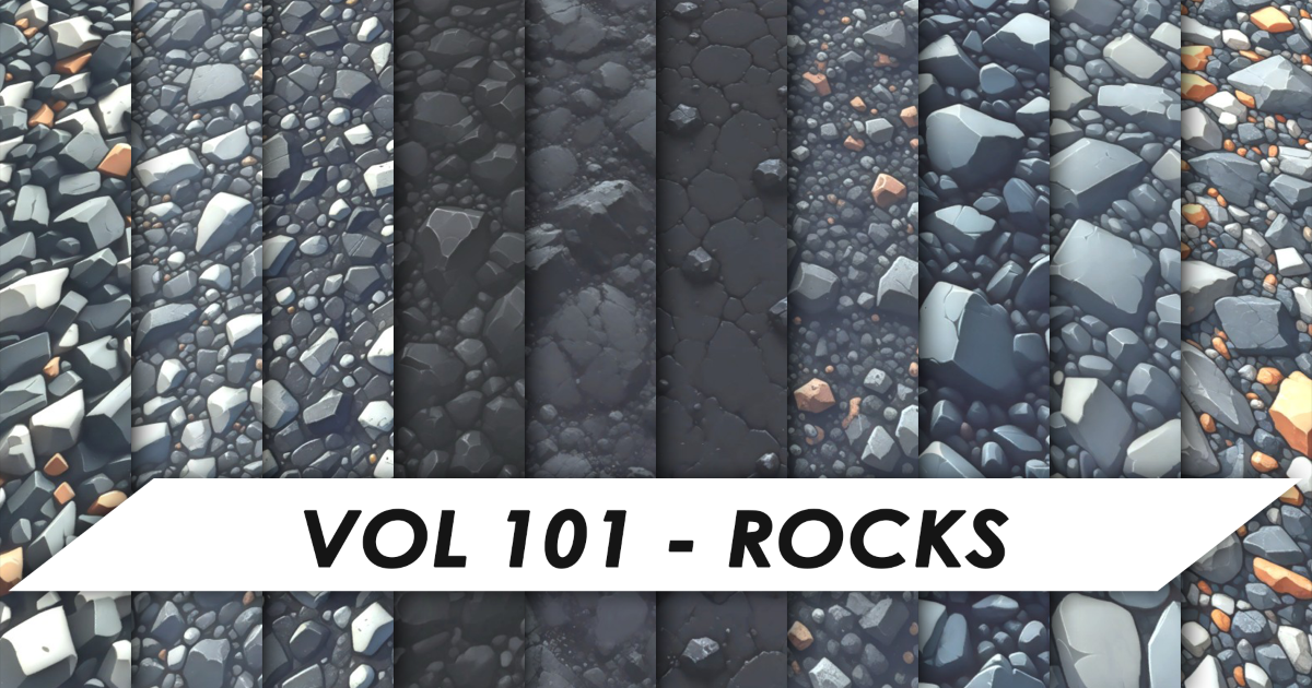 Stylized Textures - Vol 101 - Rocks | 2D 텍스처 및 소재 | Unity Asset Store