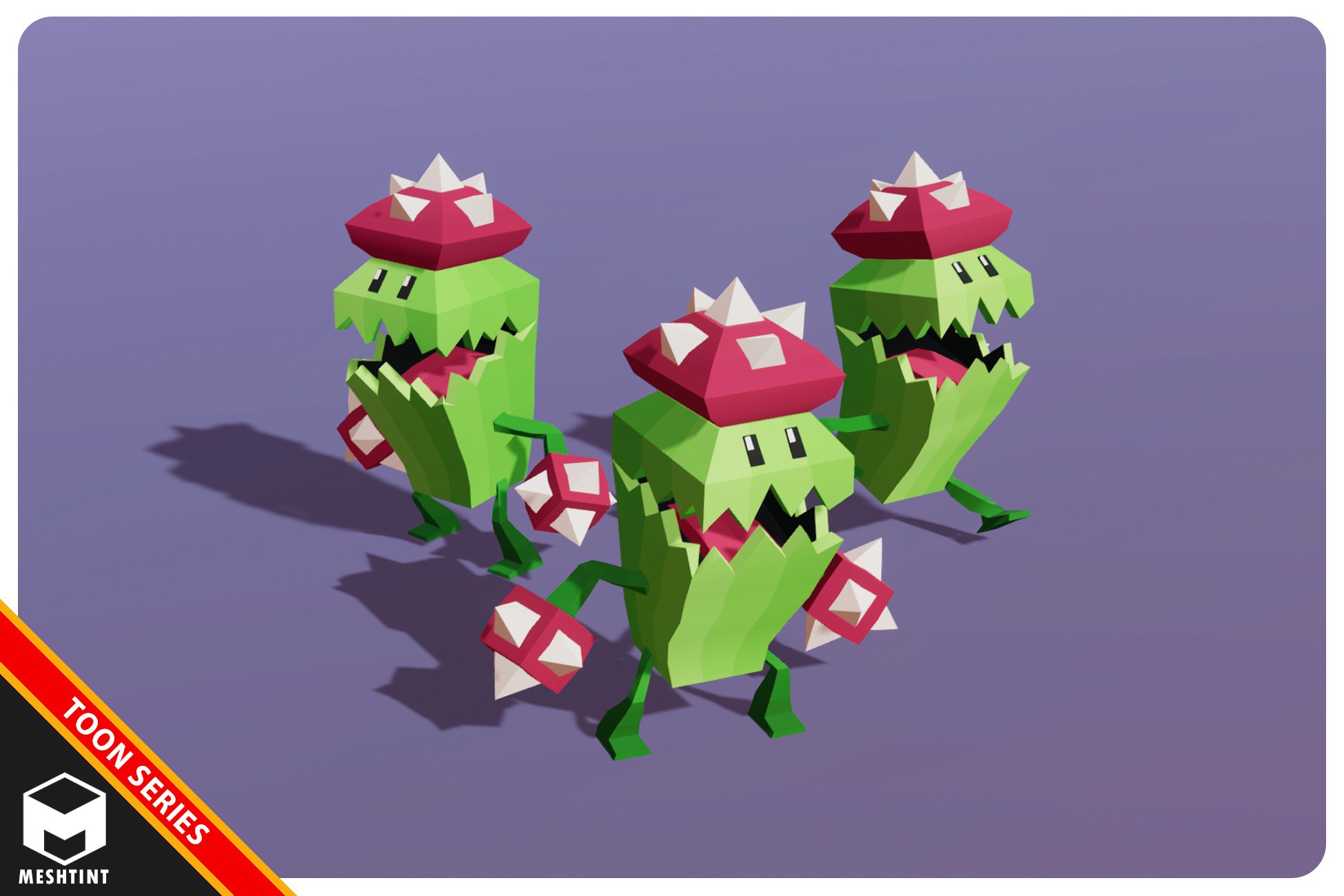 Cactus Monster Toon Humanoid Series | 3D 휴머노이드 | Unity Asset Store