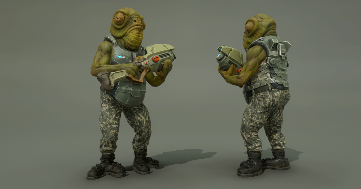 SCI FI: ALIEN BOUNTY HUNTER | Characters | Unity Asset Store